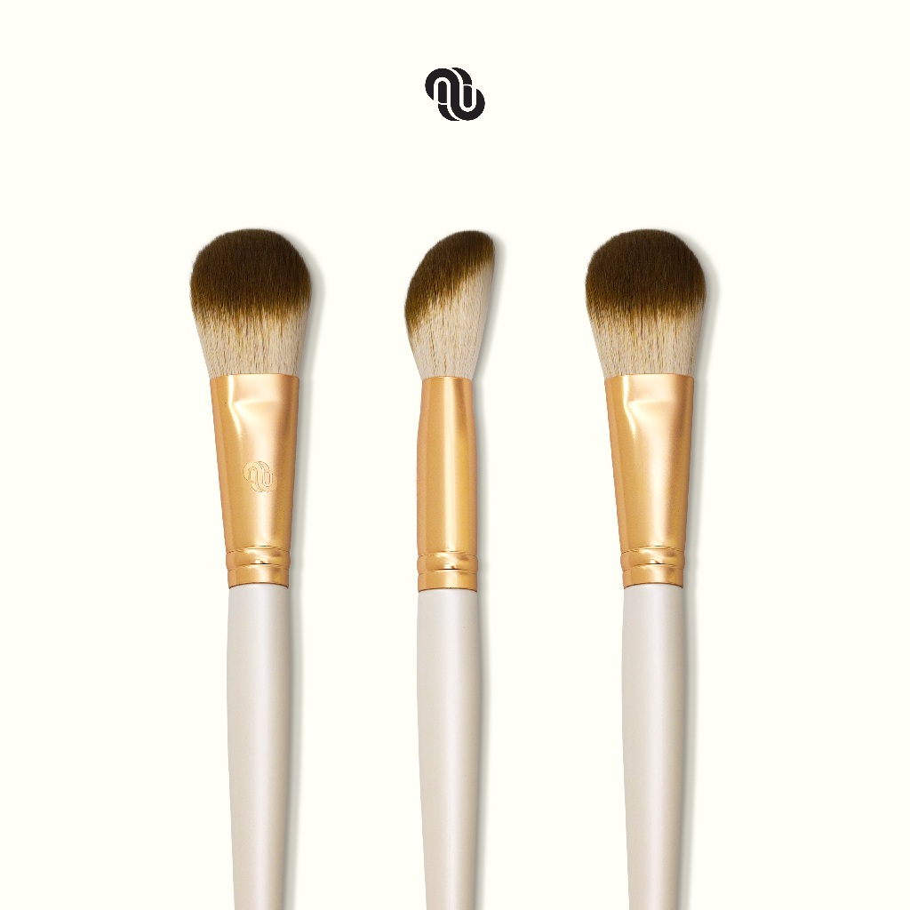 Jual MUAQ Angled Pressed Powder Brush (M329) | Shopee Indonesia