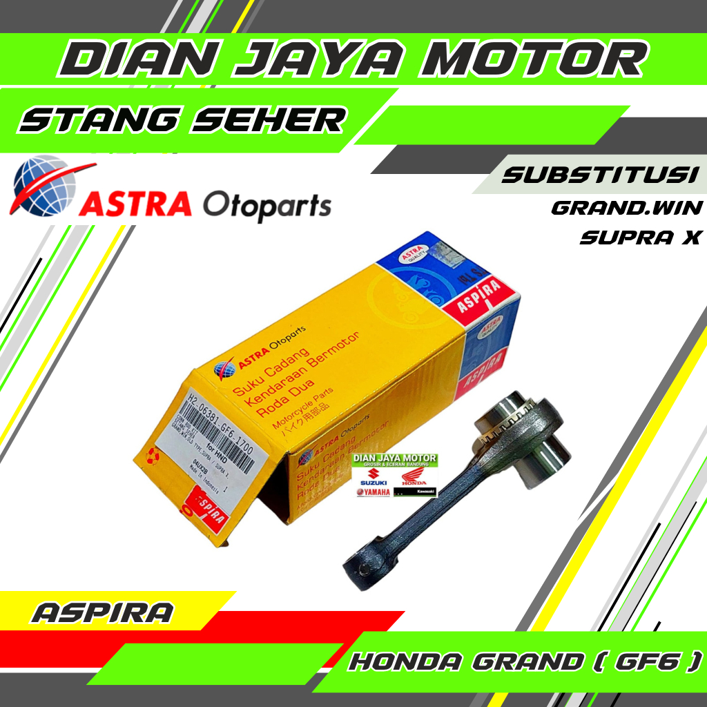 Jual H2-06381-GF6-1700 STANG SEHER HONDA GRAND SUPRA X SUPRA WIN 100 ...
