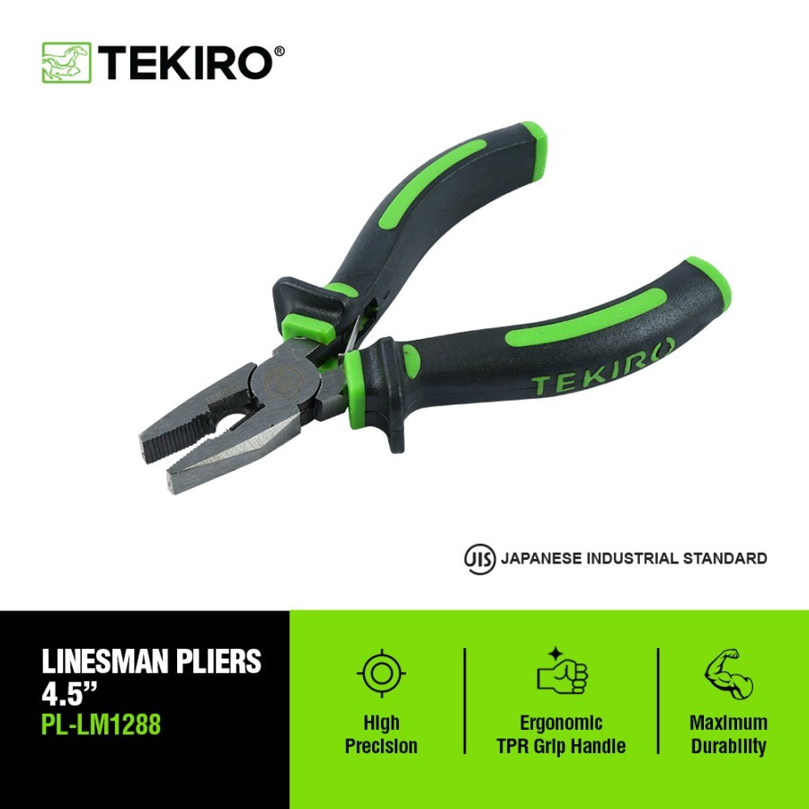 Jual Tang Lancip 4.5" Inch Mini TEKIRO PL-LN1289 Long Nose Cucut Pliers ...
