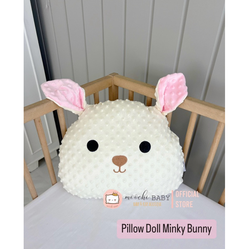Jual moochi Baby Pillow Doll boneka Minky Rabbit Bunny kelinci cute ...