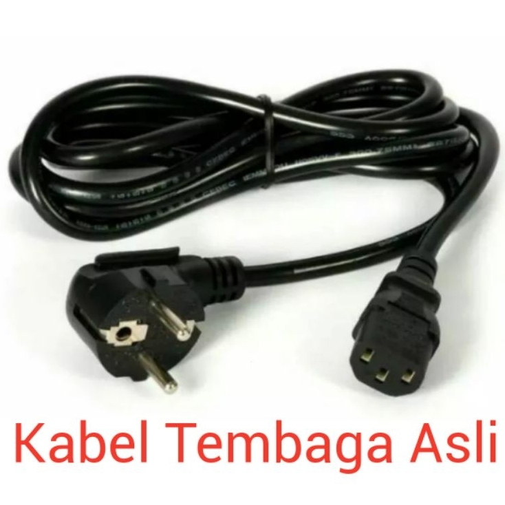 Jual Kabel Power CUP Listrik / Printer / Laptop / PSU To Monitor ...