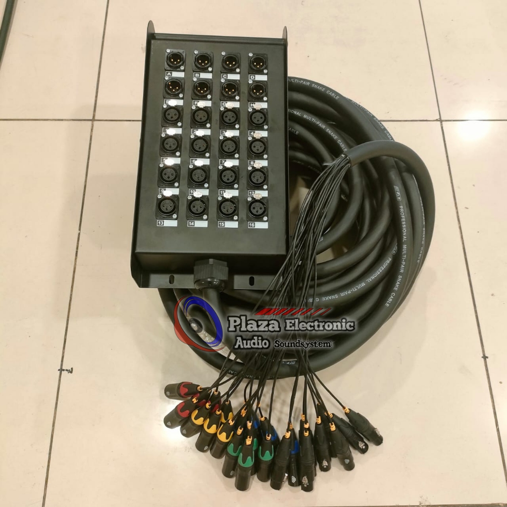 Jual Kabel Snake APOLLO Isi 24Channel/Snake Cable 16 input 8output 5 ...