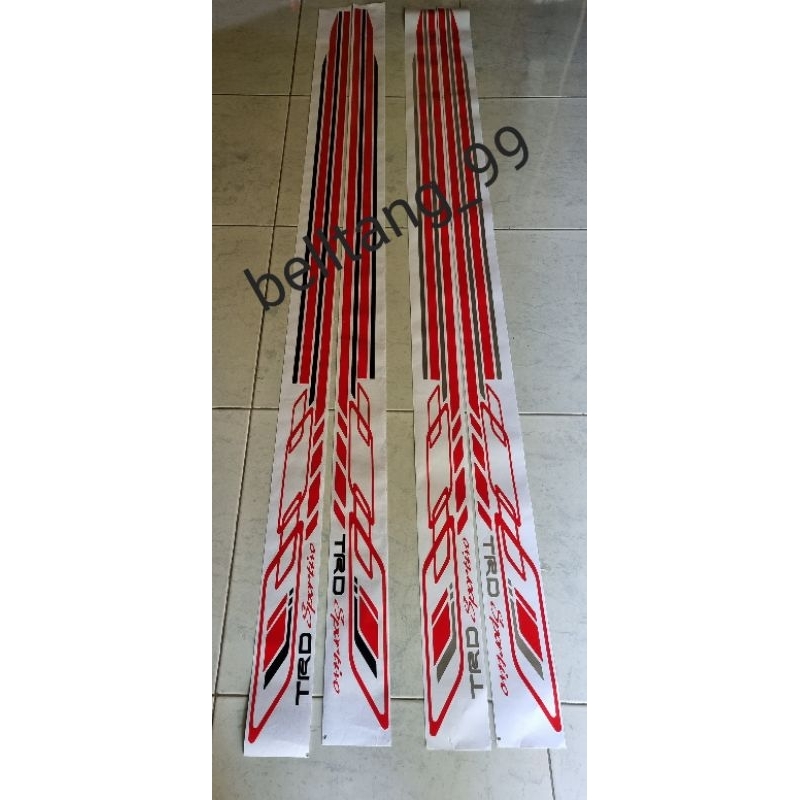 Jual Stiker trd sportivo avanza cayla innova/sticker trd sportivo ...