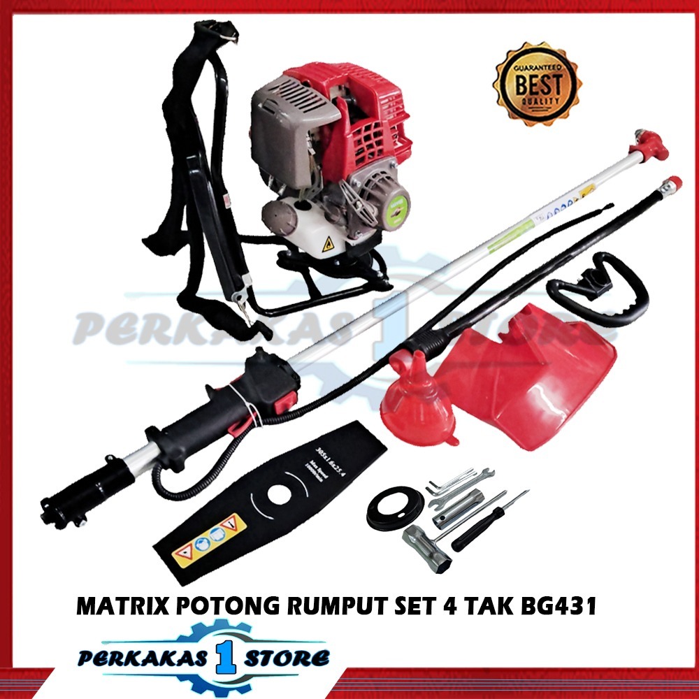 Jual MATRIX BG-431 Mesin Potong Rumput Gendong 4 Tak Brush Cutter 4 Stroke Kualitas Terbaik ...