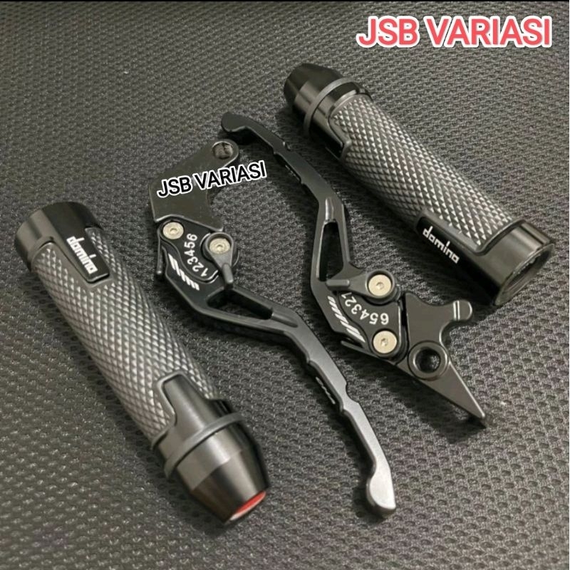 Jual JSB PAKET 2IN1/Handgrip Model Rizoma + Handle rem CNC Variasi ...