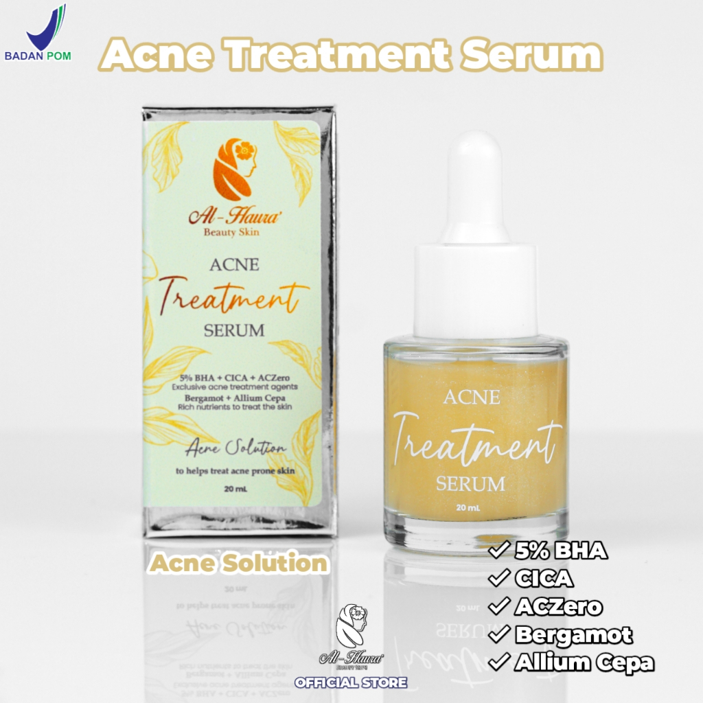 Jual [ALHAURA] Acne Treatment Serum 5% BHA CICA ACZero Bergamot Allium ...