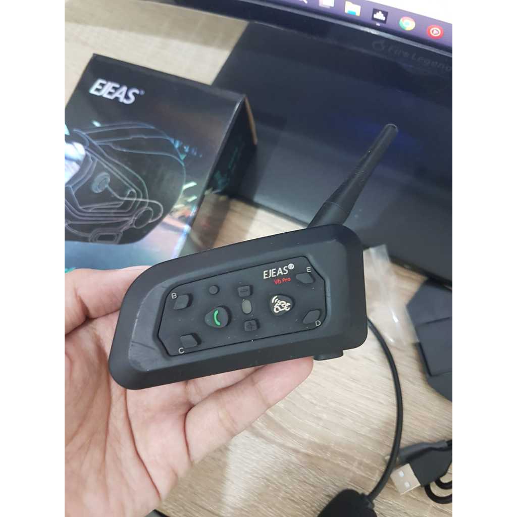 Jual Intercom Ejeas V6 pro Second Normal Lengkap | Shopee Indonesia