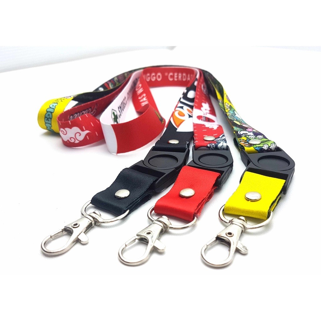 Jual CETAK TALI LANYARD CUSTOM DESAIN 2 CM FULL PRINT SUBLIM, UNTUK ...