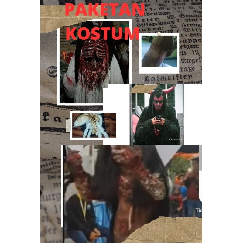 Jual kostum pocong lengan panjang+topeng | Shopee Indonesia