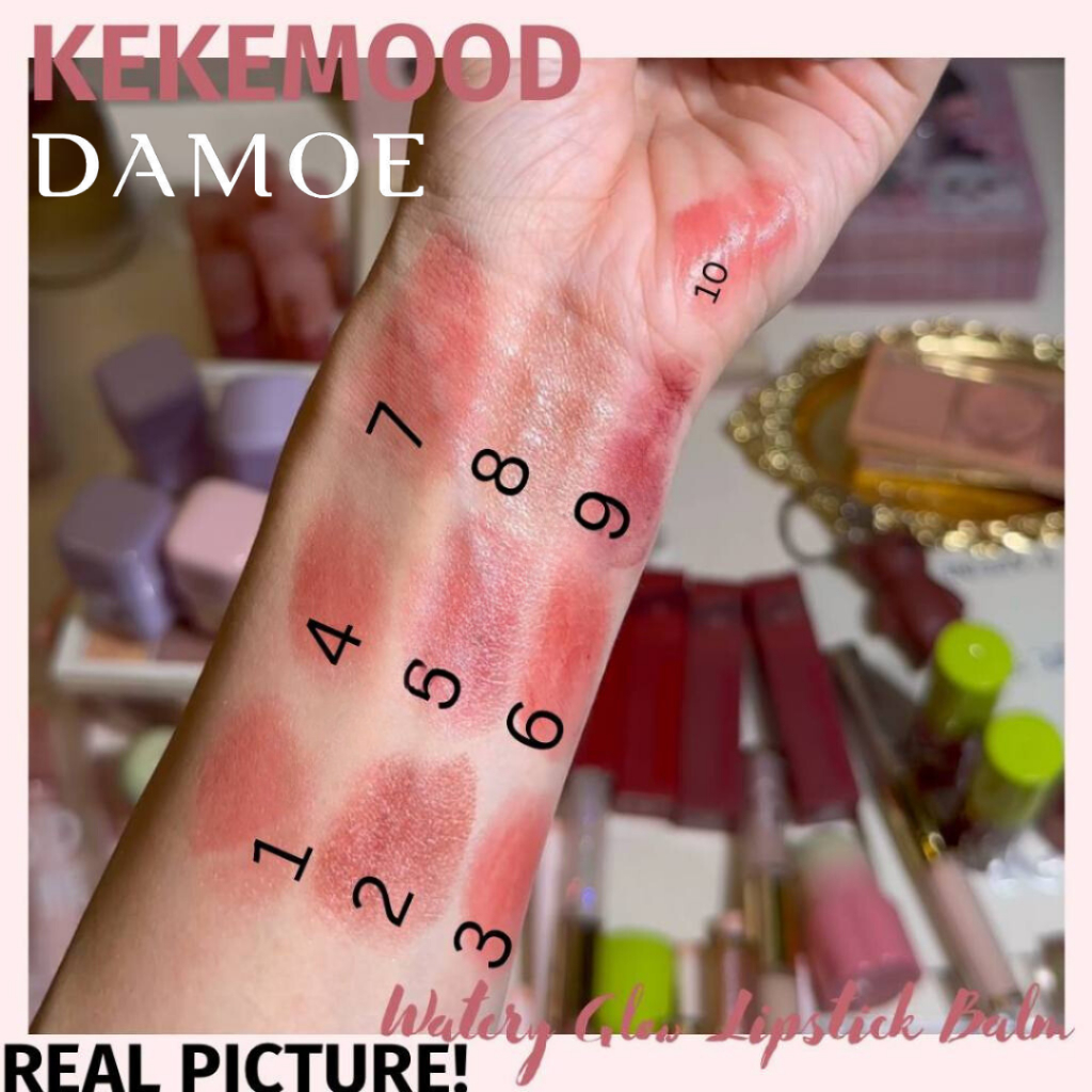 Jual KEKEMOOD Watery Glow Lipstick / Keke mood Lip Balm Water Light ...