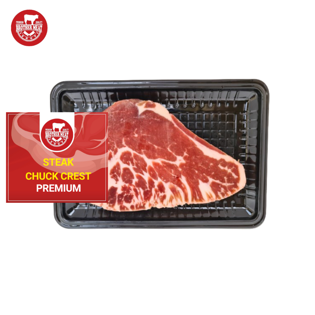 Jual Beef Steak Chuck Crest Premium, Brothermeatshop | Shopee Indonesia