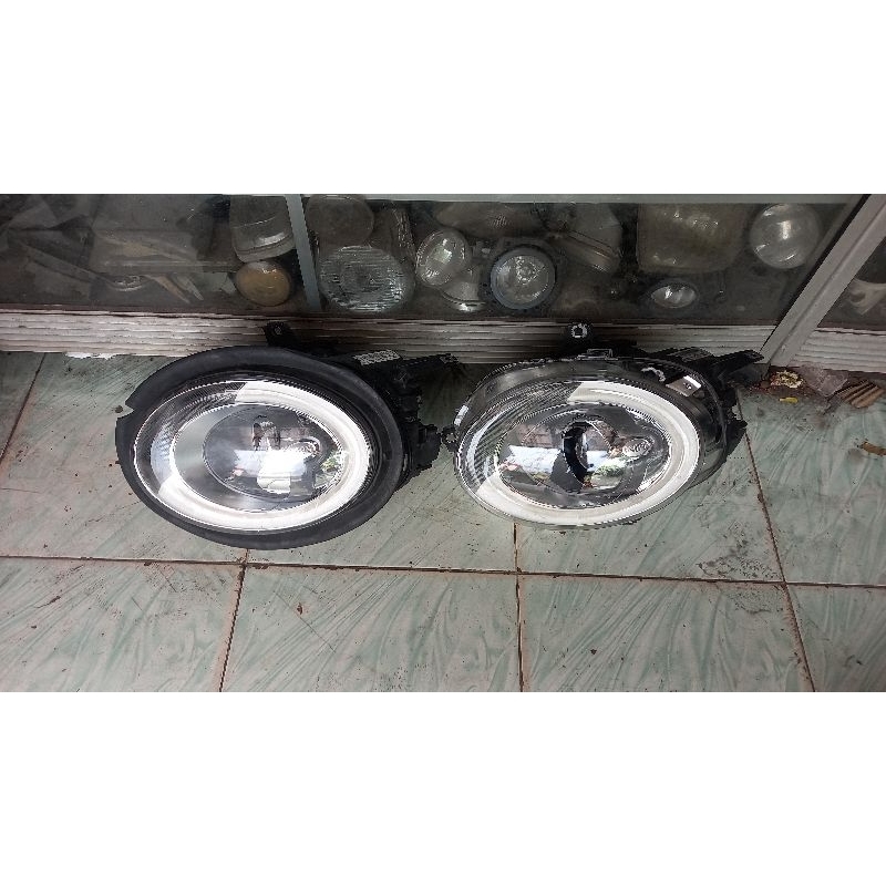 Jual lampu depan headlam mini cooper original | Shopee Indonesia