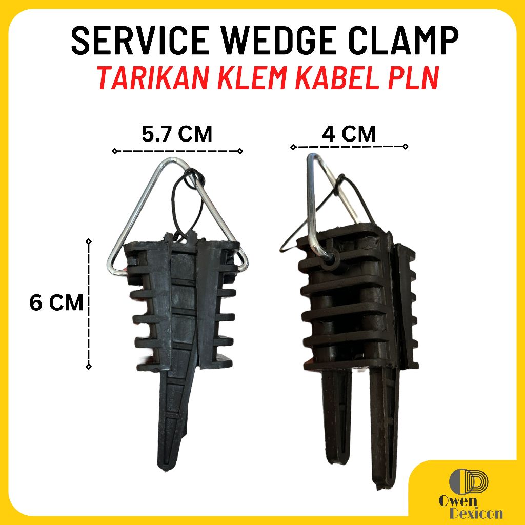 Jual SERVICE WEDGE CLAMP TARIKAN KABEL PLN / KLEM TARIK TWISTED ...