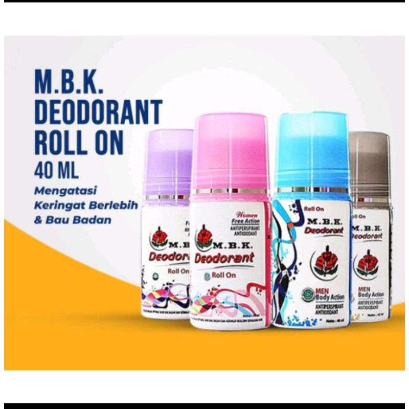 Jual MBK Deodorant Roll On 40ml | Shopee Indonesia