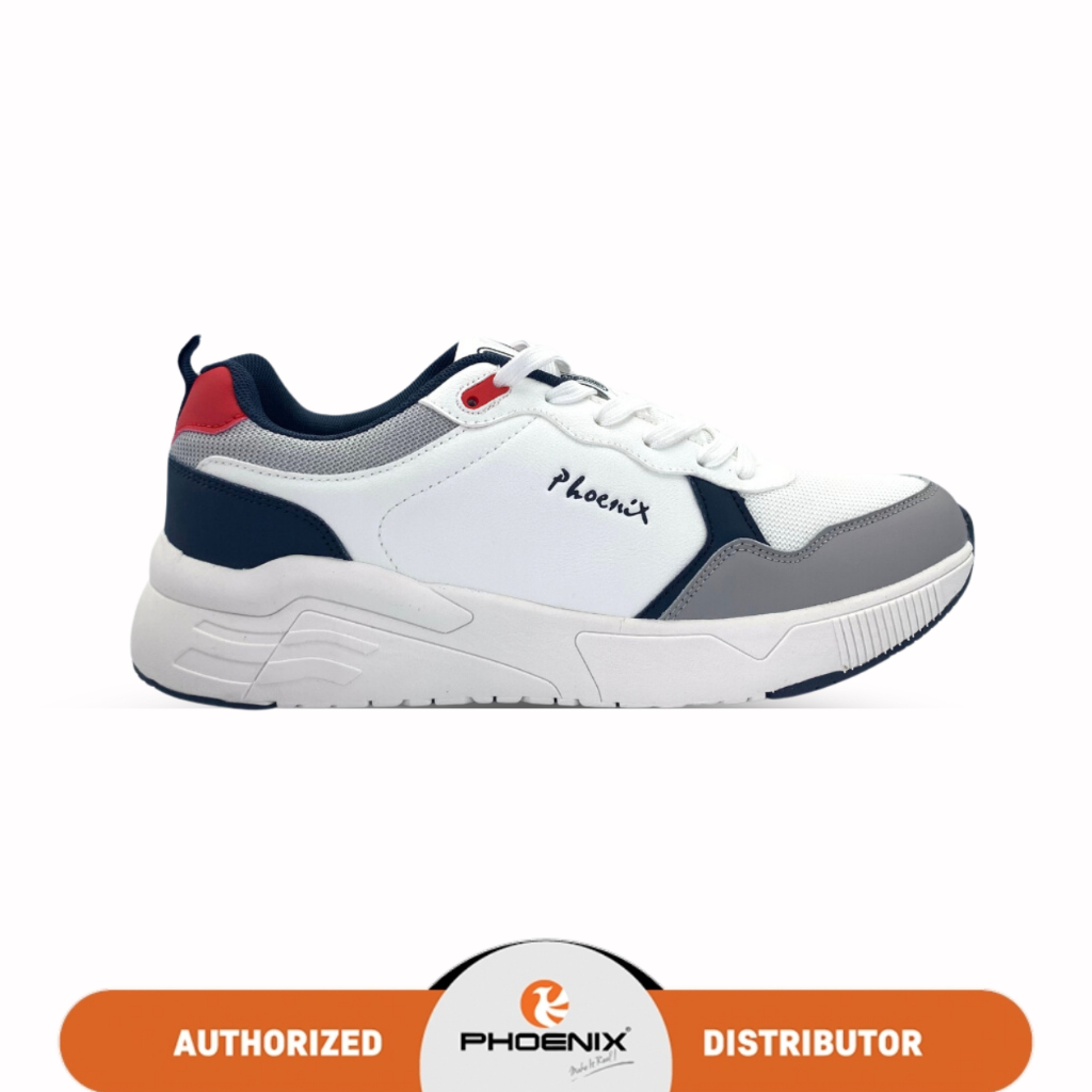 Jual Phoenix Daizen Sepatu Sneakers Pria - Grey/White | Shopee Indonesia