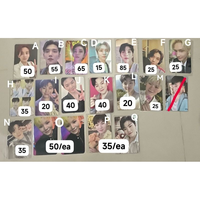Jual Photocard Seventeen Jeonghan Joshua Woozi jun henggarae grid fml semicolon sector always ...