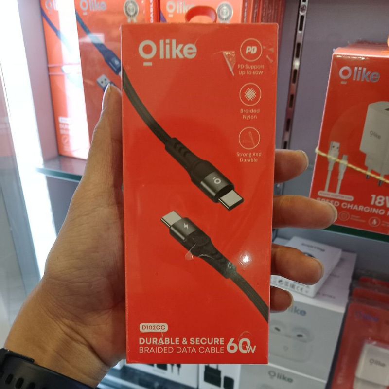 Jual Olike braided data cable D102CC | Shopee Indonesia