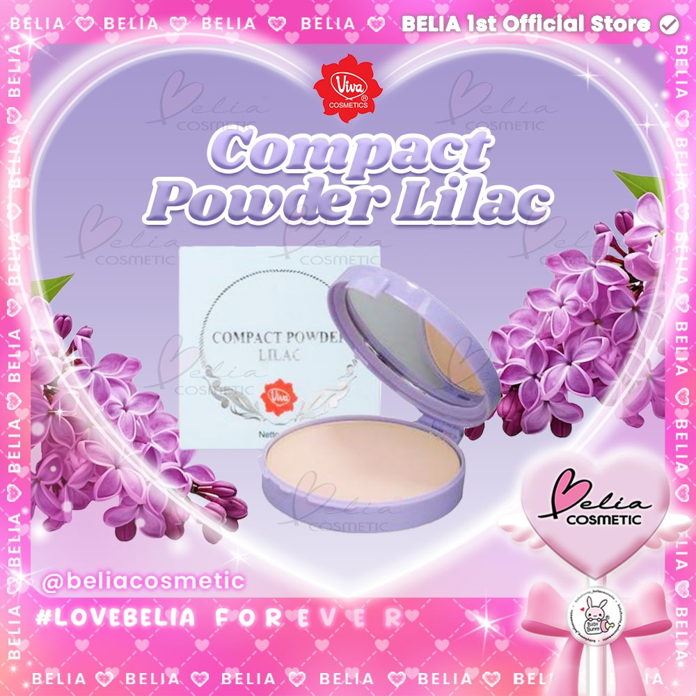 Jual BELIA Viva Compact Powder Lilac 19g Bedak Padat BPOM HALAL ...