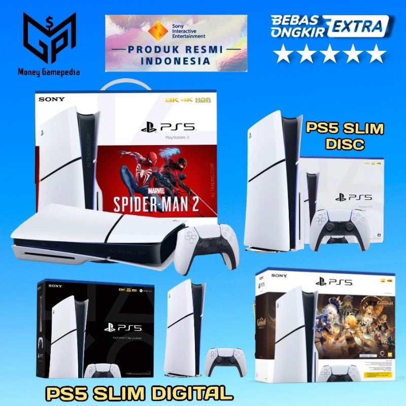 Jual PS5 PS 5 Sony Playstation Disc Edition Digital | Shopee Indonesia
