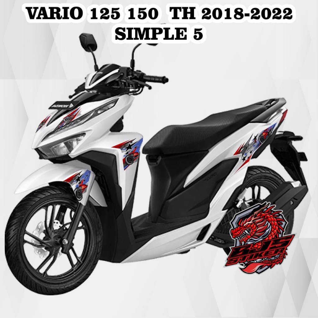 Jual Stiker Sticker Vario 125 Vario 150 simple 3 - Stiker Sticker Decal ...