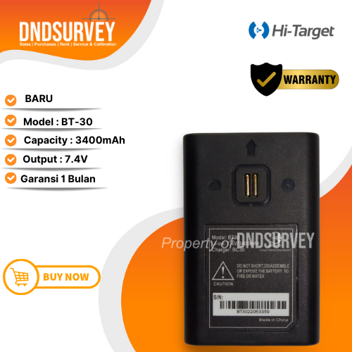 Jual Battery Hi-Target BT-30 - Baterai Hi Target BT30 untuk Total ...