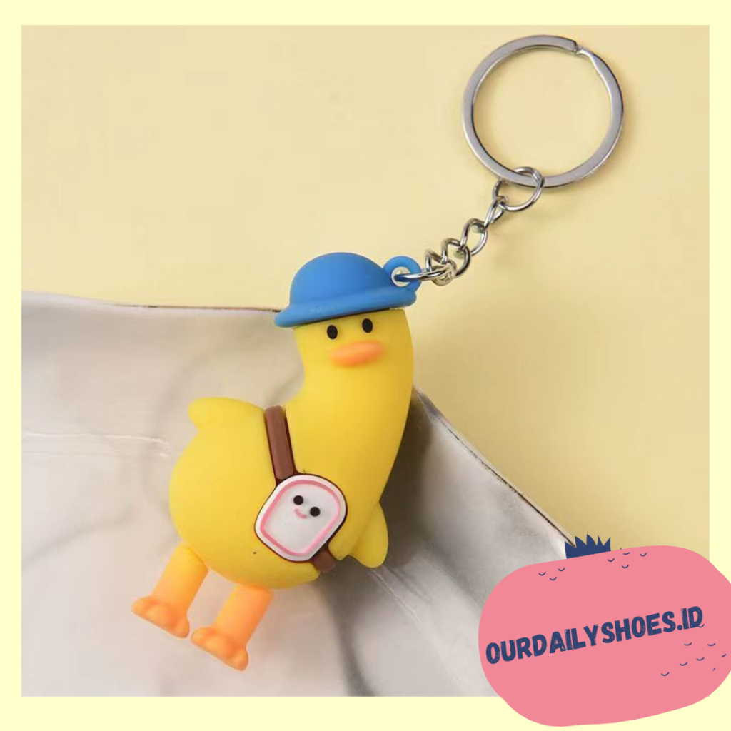 Jual [ODS] Gantungan Kunci Bebek Angsa//Ganci Karakter Lucu Unik ...