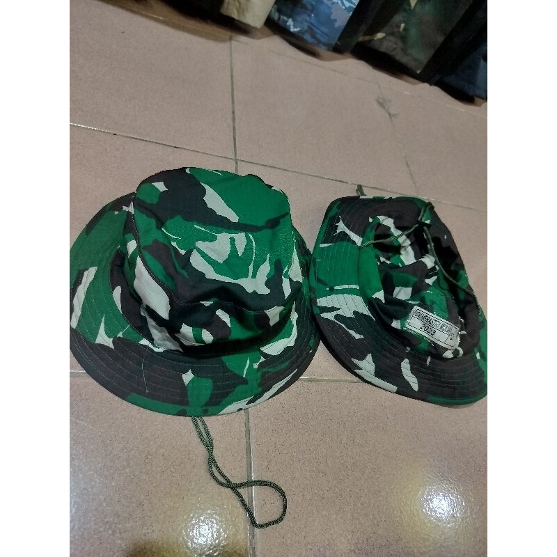 Jual TOPI RIMBA JATAH PEMBAGIAN TNI AD TERBARU / TOPI RIMBA LORENG ...