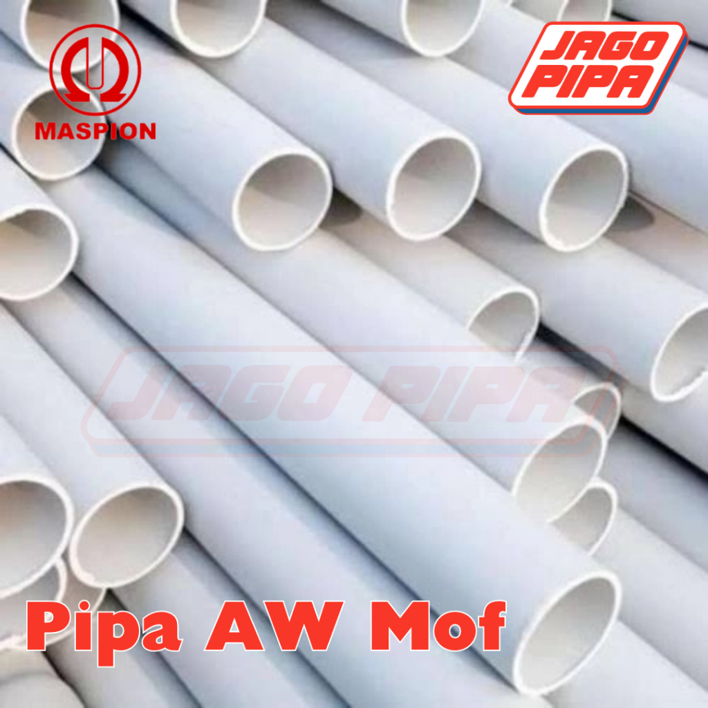 Jual Maspion Pipa AW 3/4 Inch Putih MOF PVC 4 Meter Paralon 3/4" PUTIH ...