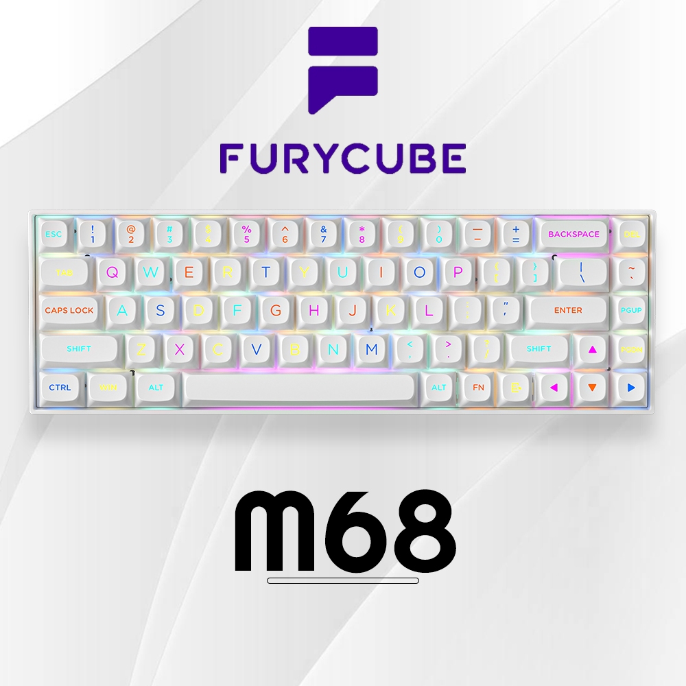 Jual FURYCUBE M68 HE Rapid Trigger Magnetic Switch Keyboard | Shopee ...