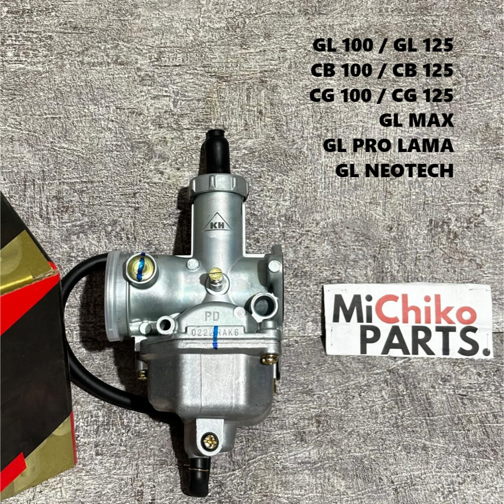 Jual Karbu Karburator GL 100 Pnp CG CB 100 125 GL Max Pro Neotech Neotek Kei Hin Carburator ...