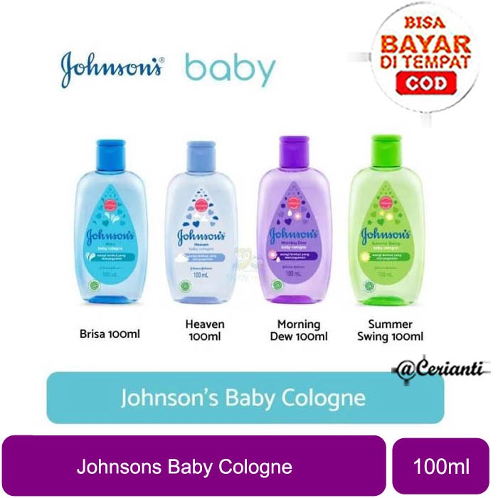 Jual Johnsons Baby Cologne 100ml Cerianti | Shopee Indonesia