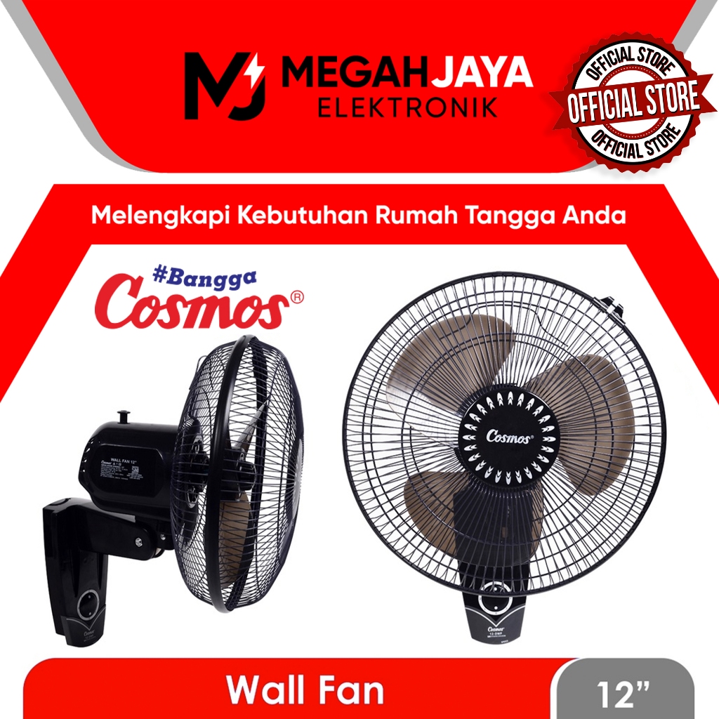 Jual [COD READY] COSMOS WALL FAN / KIPAS ANGIN DINDING 12DWF / 12 DWF ...