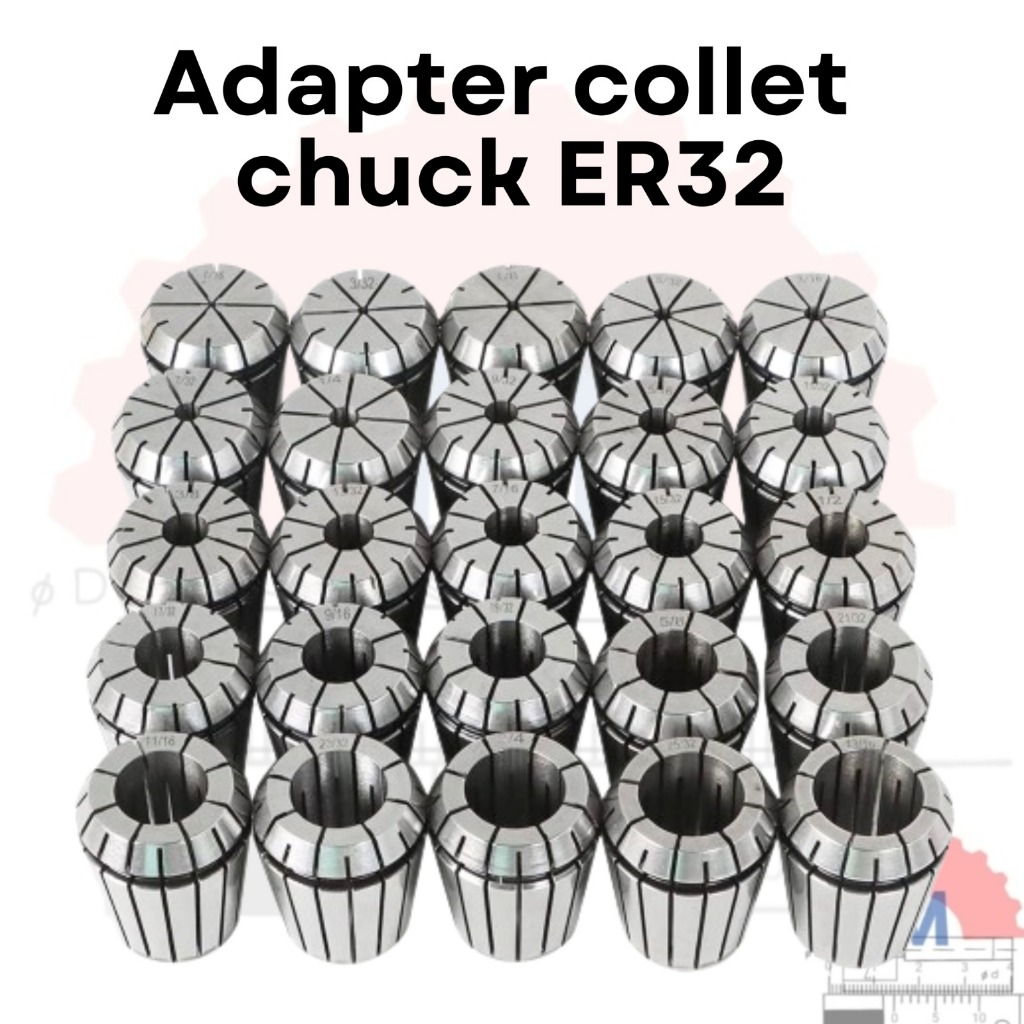 Jual ER32 Spring Collet Adapter collet chuck ER 32 Collet CNC | Shopee ...
