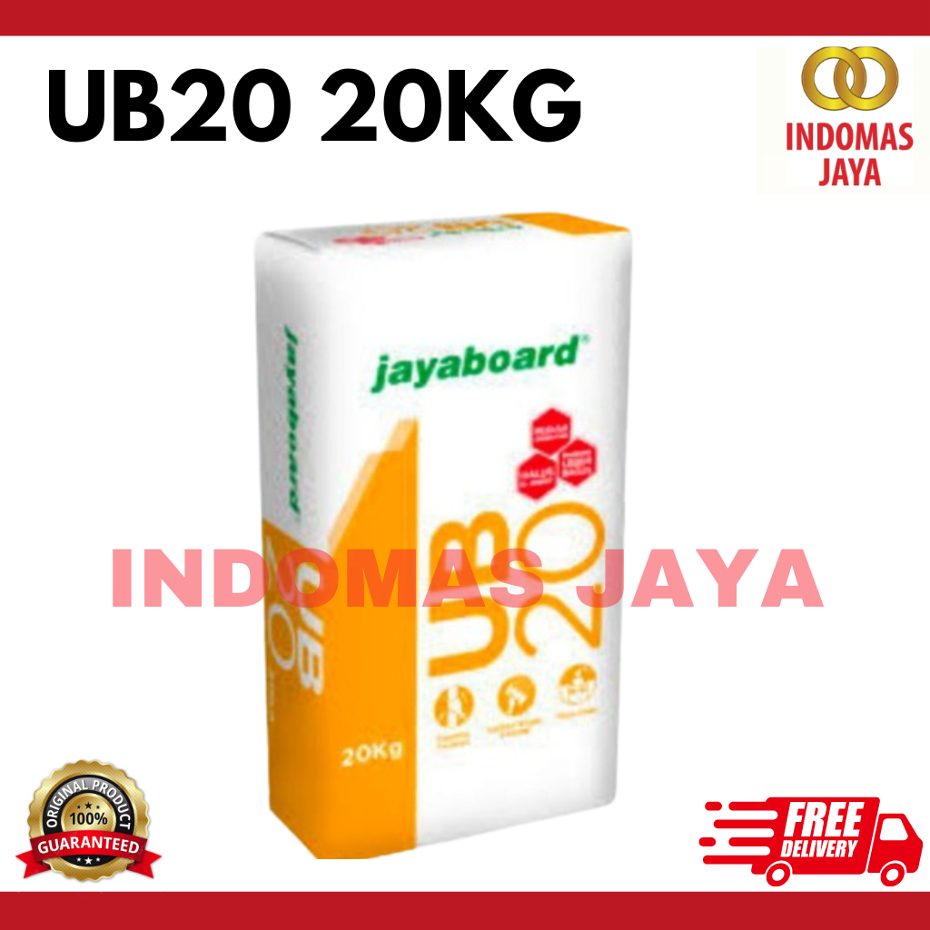 Jual Kompon Gypsum Jaya Board UB20 Kiloan l Tepung Compound Gypsum 20 ...