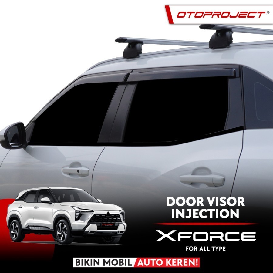 Jual Talang Air / Door Visor All New Mitshubishi Xforce 2024 Injection Otoproject | Shopee Indonesia