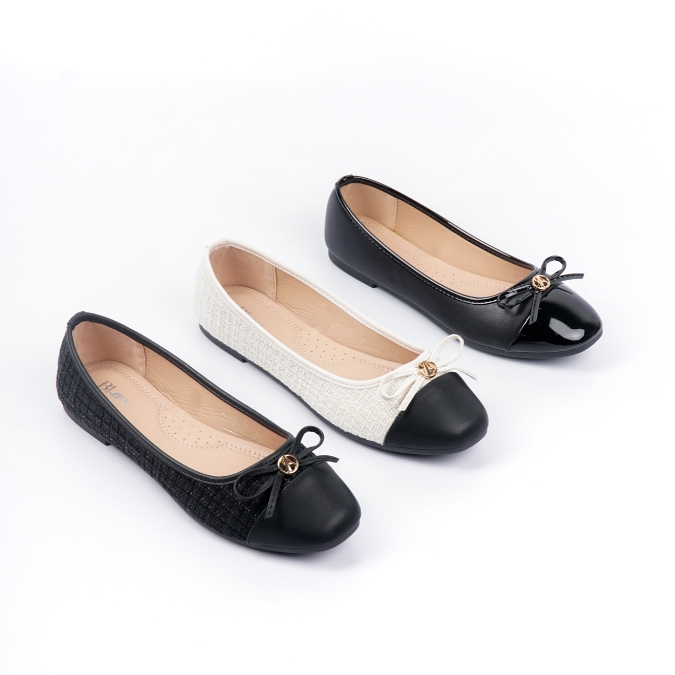 Jual Blow Daff Flats Shoes Sepatu Hitam Wanita Balet Women Shoes BLNW ...