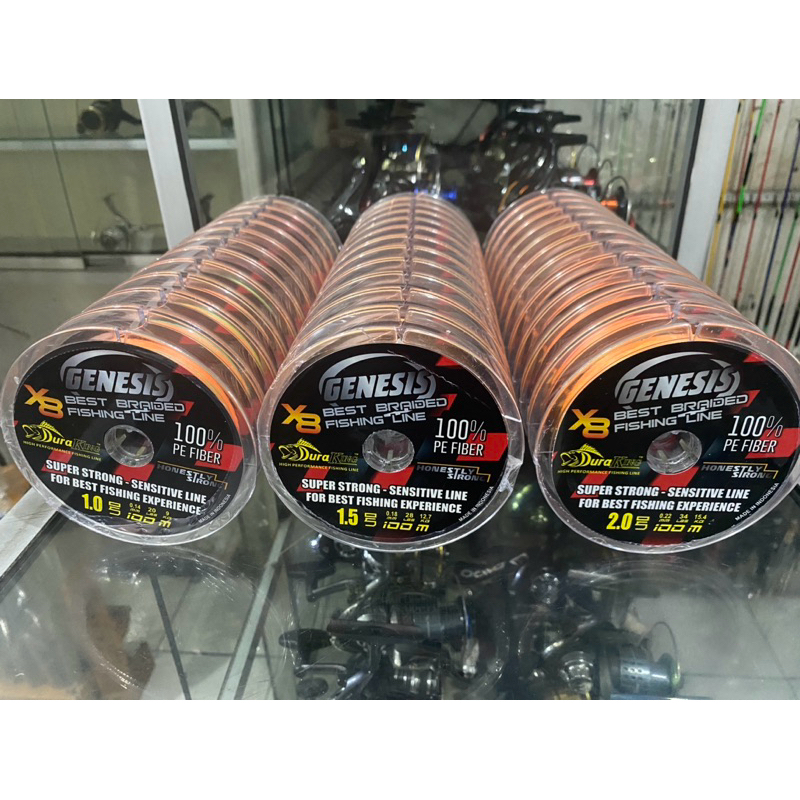 Jual Senar PE Duraking Genesis X8 (100 m) | Shopee Indonesia