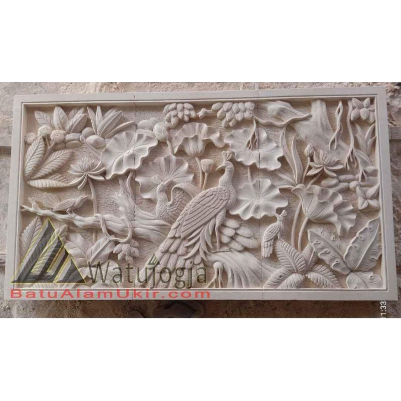 Jual Batu alam ukir - Pengrajin batu ukir seperti Relief ukiran dinding ...