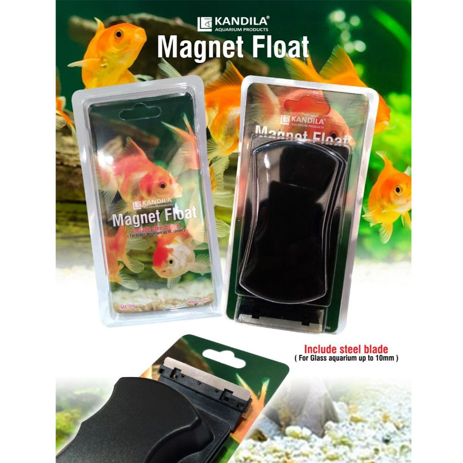 Jual kandila magnet float M sedang pisau pembersih lumut kaca aquarium ...