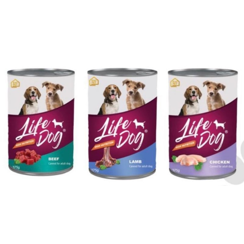 Jual Makanan Anjing LIFE DOG Kaleng 375gr | Shopee Indonesia