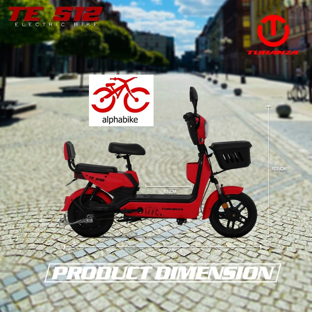Jual SEPEDA LISTRIK TURANZA TE 512 14 X 2.50 E-BIKE EBIKE | Shopee ...
