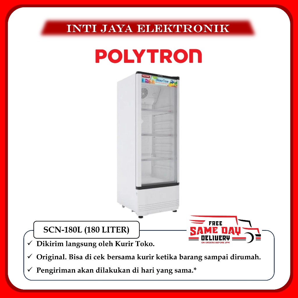 Jual SHOWCASE POLYTRON 180 LITER SCN-180L POLYTRON SCN180L SCN 180L ...