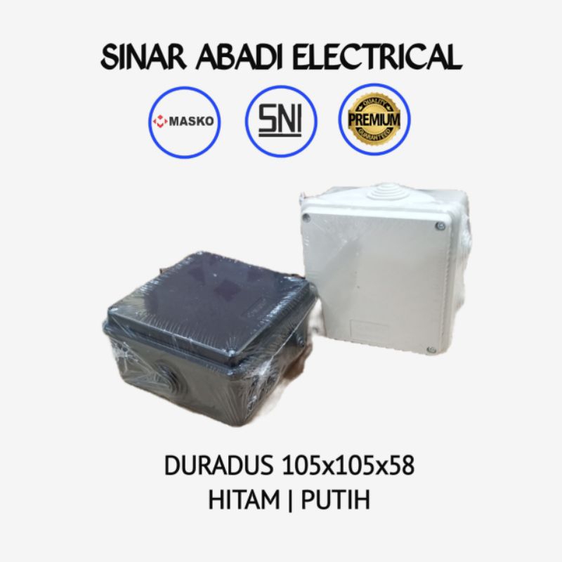 Jual MASKO Doradus 105x105x58 mm Dorados Duradus 10cm Junction Box ...