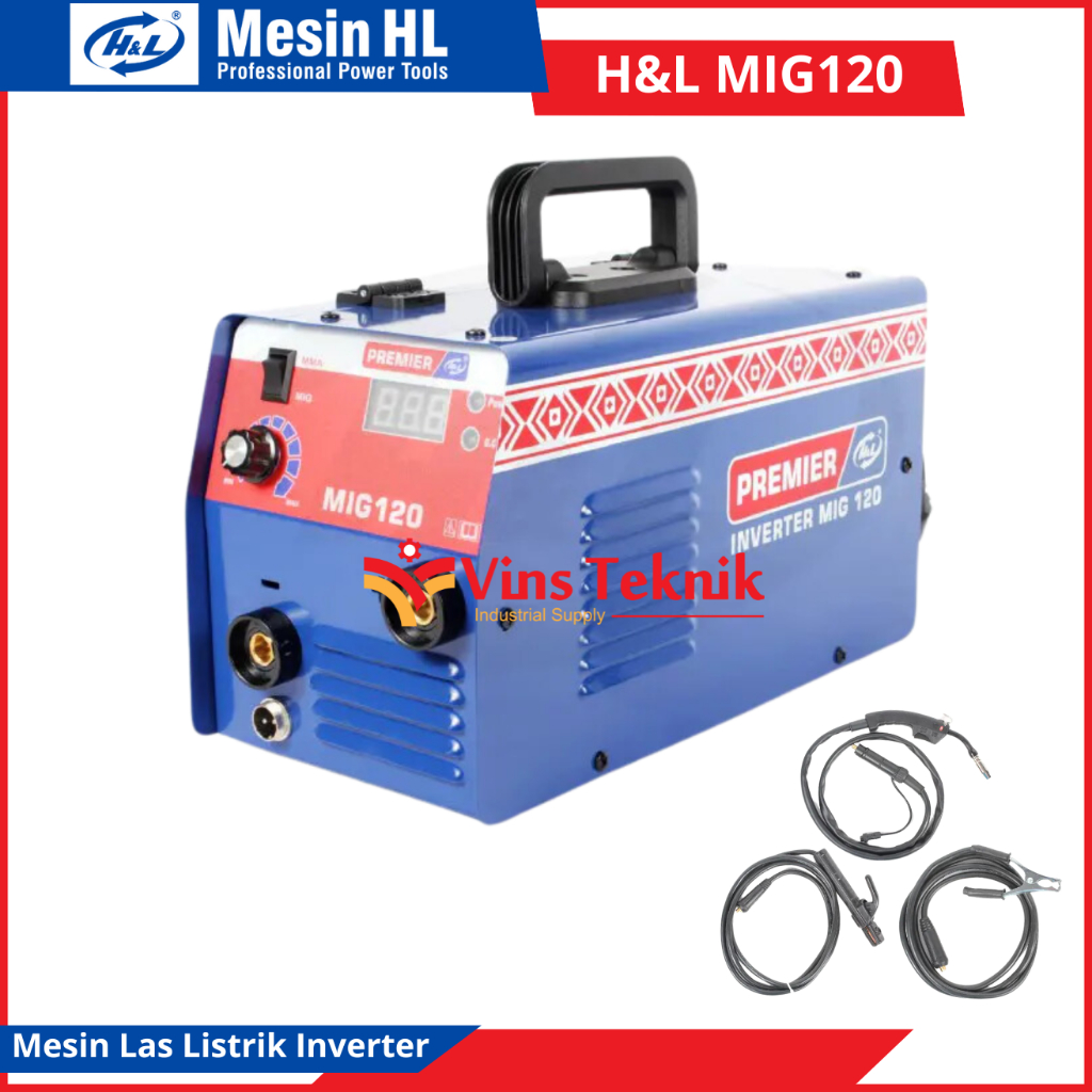 Jual Trafo Las HL MIG 120 A Mesin Las Listrik Inverter H&L MIG120A ...
