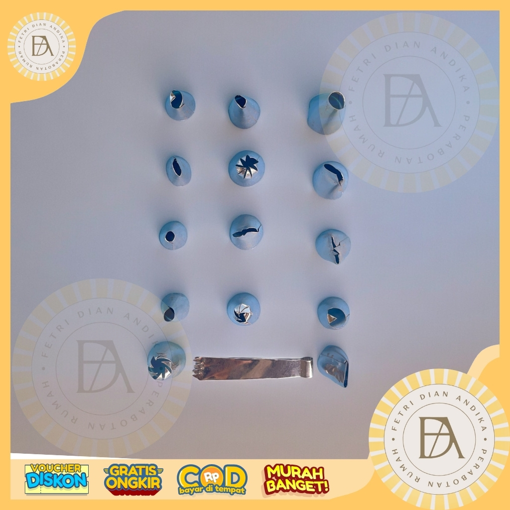 Jual Spuit Kue Tart Set Isi 16 PSC (spet tart) | Shopee Indonesia