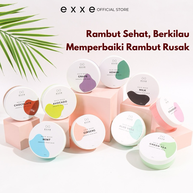 Jual Hair Mask exxe.beaute 200ml - masker rambut creambath | Shopee Indonesia