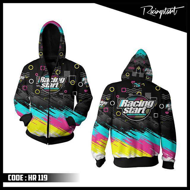 Jual Jaket racing start fullprint/jaket balap racing start | Shopee ...