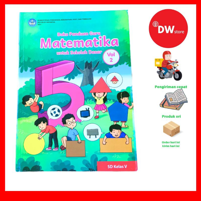 Jual Buku Panduan Guru Matematika kelas 5 SD Vol.2 kurikulum merdeka | Shopee Indonesia