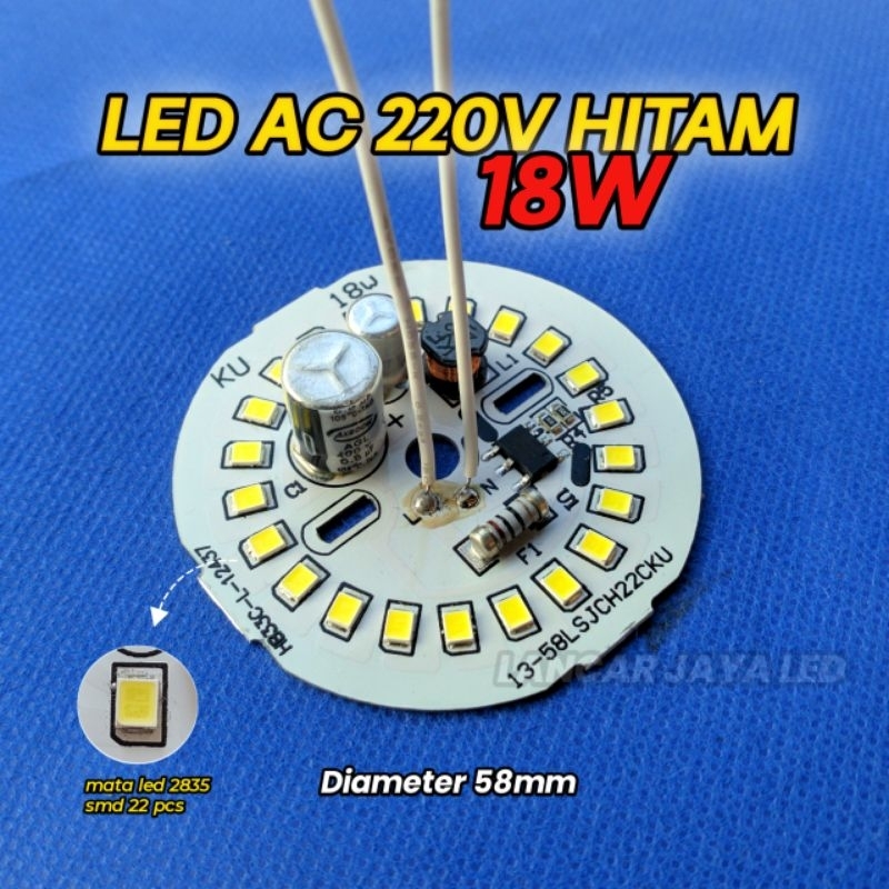 Jual Modul PCB Led Ac Kode Hitam 18w | Shopee Indonesia