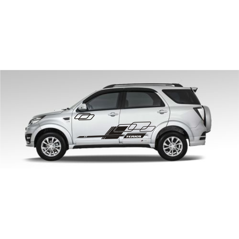 Jual Stiker Mobil terios Cutting Variasi Rush | Shopee Indonesia